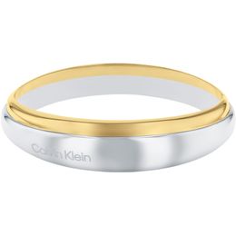 Armreif Calvin Klein "REFINE, 35000611" Armbänder Gr. Edelstahl, goldfarben (edelstahlfarben-gelbgoldfarben) Damen