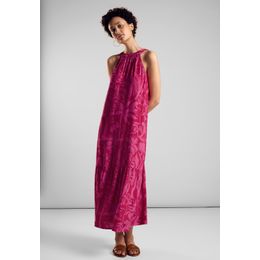 Maxikleid Street One Gr. 42, EURO-Größen, pink (light nu pink) Damen Kleider aus Viskose