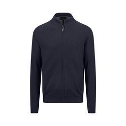 Strickjacke Fynch-Hatton Gr. 4XL, blau (navy) Herren Strickjacken mit Reißverschluss