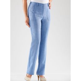 Palazzohose Casual Looks Gr. 36, Normalgrößen, blau (taubenblau) Damen Hosen