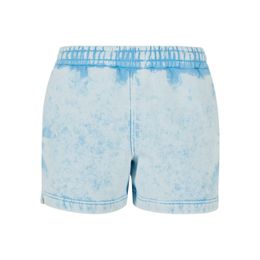 Sweatshorts Urban Classics "Urban Classics Damen Ladies Towel Washed Sweat Shorts" Gr. 4XL, US-Größen, blau (balticblau), Damen, 70% Baumwolle, 30% Polyester, unifarben, Hosen