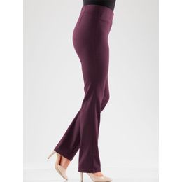 Stretch-Hose Classic Basics Gr. 22, Kurzgrößen, rot (bordeaux) Damen Hosen