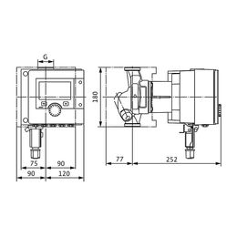 WILO Nassläufer-Premium-Smart-Pumpe Stratos MAXO 30/0,5-8 PN10-R7 2217912