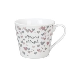 Krasilnikoff Happy Cup, Herzens Mensch, Hearts, 400 ml