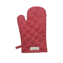 Krasilnikoff Ofenhandschuh Micro Dots, rot