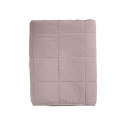 Chic Antique Tagesdecke mit Stone-Washed Optik, L240/B260 cm, staubig rosa