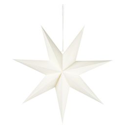 IB Laursen Weihnachtsdeko Stern Stella aus Papier, Ø 60 cm, Weiß