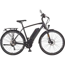 Prophete S-Pedelec »Entdecker 20.ETT.10« 10 Gang Shimano Deore XT Mittelmotor 500 W S-Pedelec, Elektrofahrrad für Damen u. Herren schwarz matt+schwarz