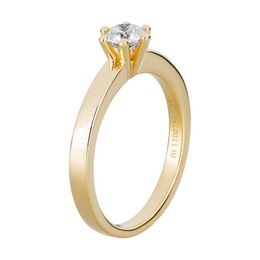 OROLINO Fingerring »Gold 585 mit natürlichem Brillant 0, 50ct.« gelb 060 (19,1) Zeitloser Diamant-Ring aus echtem 585 Gelbgold