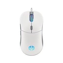 GEM Plus Onyx White, Gaming-Maus wei&szlig;/grau