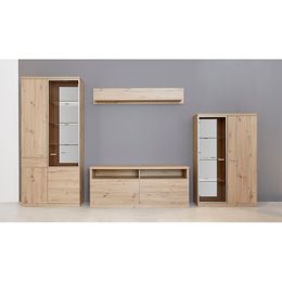 Inosign Lowboard »Elne« TV Schrank, hellbraun, Eiche, matt, Breite 150 cm Artisan Eiche Melamin
