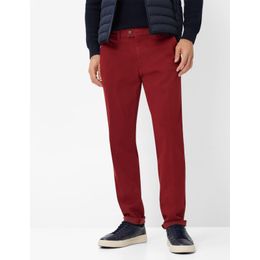 Eurex By Brax Herren Flatfronthose Style JIM, Rot, Gr. 24