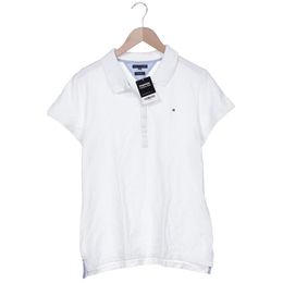 Tommy Hilfiger Damen Poloshirt, weiß, Gr. 46