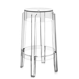 Kartell - Charles Ghost Barhocker H 65 cm, glasklar