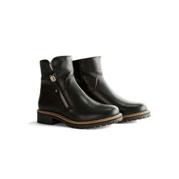 TRAVELIN' Leder-Boots "Vartae" in Schwarz - 53% | Größe 38 | Damen-stiefel