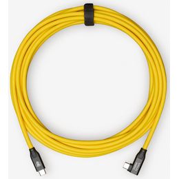 CobraTether USB-C an USB-C 90° 5m gelb