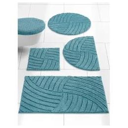 Badematte Heine HOME Badematten Gr. rechteckig (70cm x 120cm),, blau (türkis)