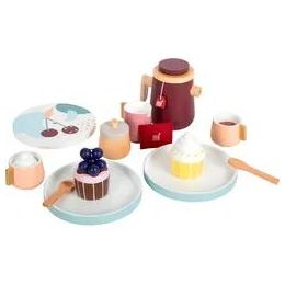 Spielgeschirr Small Foot "Kaffee und Tee-Set „tasty“" bunt Kinder