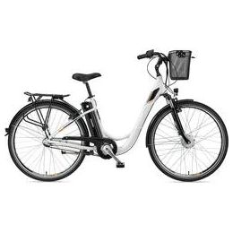 E-Bike Telefunken "Multitalent RC830" E-Bikes Gr. 48cm, 28 Zoll (71,12cm), weiß Pedelec, Elektrofahrrad für Damen u. Herren