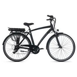 E-Bike Adore "Versailles" E-Bikes Gr. 54 cm, 28 Zoll (71,12 cm), schwarz (schwarz, blau) Pedelec, Elektrofahrrad für Herren