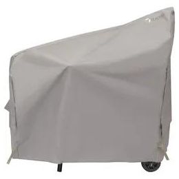 Grill-Schutzhülle Tepro, grau, B:114cm H:109,2cm L:66,4cm, Polyester, Planen, BxLxH: 114x66x109 cm, für Smoker klein