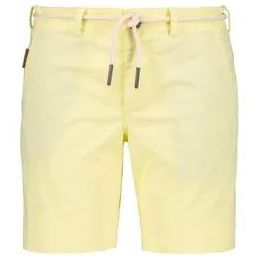 alife and kickin Shorts ALIFE & KICKIN "Damen JuleAK Long", Damen, Gr. L, Normalgrößen, gelb (lemonade), 95% Baumwolle 5% Elasthan, Hosen