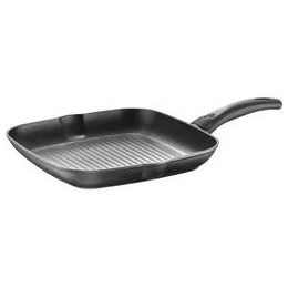 Pinti Inox Grillpfanne PINTINOX "Power", schwarz, B:28cm H:3,7cm L:28cm, Pfannen, 2-lagigeAntihaftbeschichtung, Induktionsgeeignet, 28x28 cm