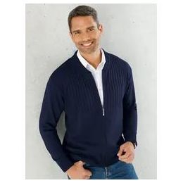 Strickjacke CLASSIC Gr. 52, blau (marine) Herren Strickjacken