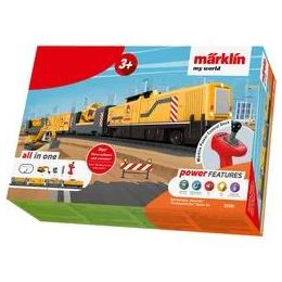 Märklin Modelleisenbahn-Set MÄRKLIN "Märklin my world - Startpackung Baustelle 29346" Modelleisenbahnen gelb (gelb/grau) Kinder mit Licht- und Soundeffekten