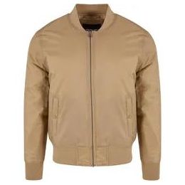 Anorak Urban Classics "Urban Classics Herren Basic Bomber Jacket" Gr. L, beige Herren Jacken