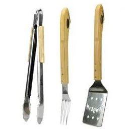 Grillbesteck-Set Jim Beam BBQ Grillbesteck-Sets beige (natur/silberfarben)