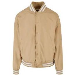 Collegejacke Urban Classics "Urban Classics Herren Light College Jacket" Gr. S, beige (unionbeige) Herren Jacken