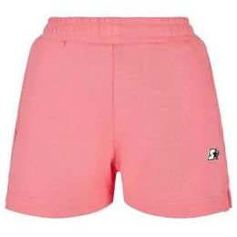 Sweatshorts STARTER Black Label "Starter Black Label Damen Ladies Starter Essential Sweat Shorts" Gr. XL, US-Größen, bunt (pinkgrapefruit) Damen Hosen