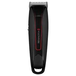 Haarschneider Remington "Easy Fade Pro HC550" schwarz (schwarz, rot) mit Barber-Fading-Technik, inkl. Schere & Kamm in Aufbewahrungstasche