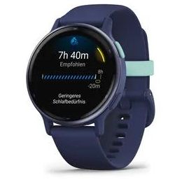 Smartwatch Garmin "VIVOACTIVE 5" Smartwatches blau Fitness Smartwatch Coaching Garmin Pay Rollstuhlmodus