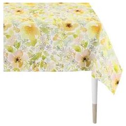 Tischdecke Apelt "6511 SUMMERTIME, Sommerdeko, Sommer", gelb, B:140cm L:200cm, Polyester, Baumwolle, Tischdecken, Digitaldruck