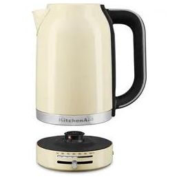 KitchenAid Wasserkocher "5KEK1701EAC Creme", beige (creme), Wasserkocher