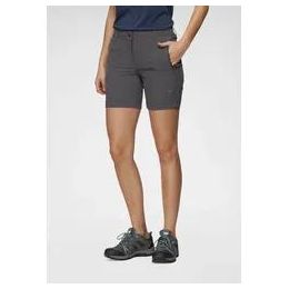 Trekkingshorts Polarino Gr. 34, N-Gr, schwarz (anthrazit (trekkingshorts aus nachhaltigem material)), Damen, Obermaterial: 94% Polyamid, 6% Elasthan, Hosen, aus elastischem Funktionsmaterial