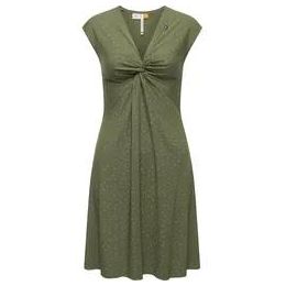 Wickelkleid Ragwear "Comfrey" Gr. XXL (44), Normalgrößen, grün (olivgrün) Damen Kleider stylisches Sommerkleid mit tiefem V-Ausschnitt