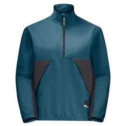 Outdoorjacke Jack Wolfskin "TEEN HALFZIP Y" Gr. 176, blau (blue-daze) Kinder Jacken