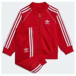 Sennheiser Trainingsanzug ADIDAS ORIGINALS "ADICOLOR SST" Gr. 80, rot (better scarlet) Kinder Sportanzüge für