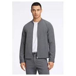 Hemdjacke LINDBERGH "LINDBERGH Oberhemd" Gr. S, grau (grey mix) Herren Jacken