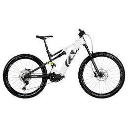 E-Bike Husqvarna E-BICYCLES "E-Mountainbike Mountain Cross MC3" E-Bikes Gr. 44cm, 29 Zoll (73,66cm), grau (grau, schwarz matt) Pedelec, Elektrofahrraf für Herren, MTB, Bluetooth