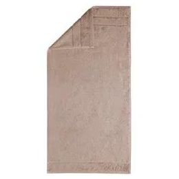 Badetuch Egeria "Prestige" Handtücher (Packung) Gr. B/L: 75cm x 160cm,, grau (taupe) Uni Programm mit Streifenbordüre, SUPIMA Baumwolle