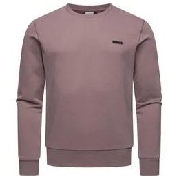 Sweater Ragwear "Indie" Gr. XL (54), lila (mauve) Herren Sweatshirts Cooler Basic Pullover