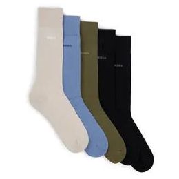 Businesssocken BOSS "5P RS Uni Col CC" Gr. 39-42, bunt (open miscellaneous 970) Herren Socken mit BOSS Schriftzug