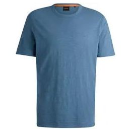 T-Shirt BOSS ORANGE "Tegood" Gr. M, blau (open blue472) Herren Shirts mit Rundhalsausschnitt