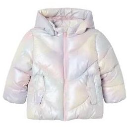 Steppjacke name it "NMFMARLEE PUFFER JACKET AOP" Gr. 104, rosa (cherry blossom) Mädchen Jacken