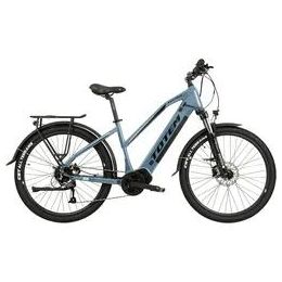 E-Bike Totem "XPL-650" E-Bikes Gr. 52cm, 27,5 Zoll (69,85cm), blau Pedelec, Elektrofahrrad für Herren