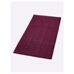 Badematte Vossen Badematten Gr. rechteckig (60cm x 100cm),, rot (burgund)